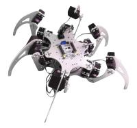 China Diy Arduino DOF Robot Silvery Educational 6 Legs Bionic Hexapod Spider for sale