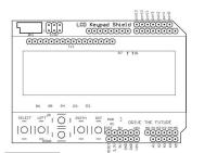 China LCD 2x16 (Blue) Display keypad LCD Shield with 6 push buttons LCD display module for sale
