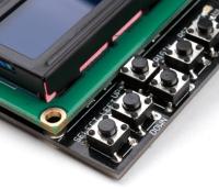 China LCD 2x16 (Blue) Display keypad LCD Shield with 6 push buttons LCD display module for sale