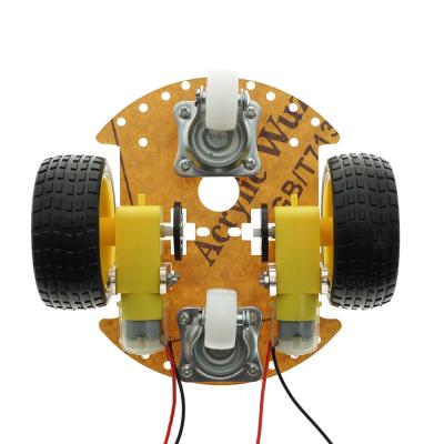 China UNO R3 2WD Smart Robot Car Chassis Kit ABS Universal Wheel For STEM Education for sale