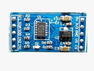China Digital Three Axis Accelerometer Arduino ADXL345 Acceleration Sensor Module for sale