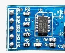 China Three Axis Accelerometer ADXL345 Digital Angle Acceleration Sensor Module for sale
