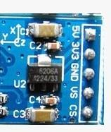 China Three Axis Accelerometer ADXL345 Digital Angle Acceleration Sensor Module for sale