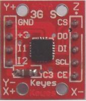 China Intelligent Three Axis Accelerometer Sensor DMARD03 I2C / SPI for Arduino for sale