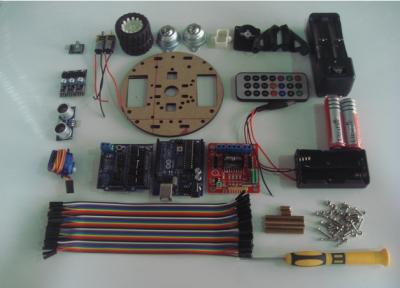 China Smart Electric Arduino Car Robot Chassis , 1.5V - 12V Infrared Electronic Block for sale