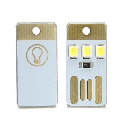 China USB Portable Night Light Module 0.2 Pixel Pitch Mini Keychain 3 LED For Camping for sale