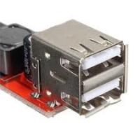 China Dual Usb Connector Dc To Dc Step Down Module With 180KHz Output Frequency for sale