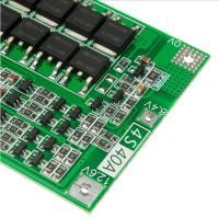 China Balanced Version 4S 40A Arduino Sensor Module Lithium Battery Protection Board for sale
