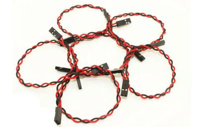 China 20cm Female To Female Jumper Wires 2pin Dupont With 2.54mm Spacing Pin Headers for sale
