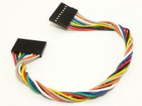 China 20CM Dupont Jumper Wires 8 Pin DuPont Line With With 2.54mm Spacing Pin Headers for sale