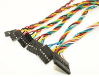 China 20CM Dupont Jumper Wires 8 Pin DuPont Line With With 2.54mm Spacing Pin Headers for sale