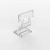China Acrylic Transparent Mounting Bracket SG90 HC-SR04 Steering Gear 20g Weight for sale