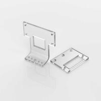China Acrylic Transparent Mounting Bracket SG90 HC-SR04 Steering Gear 20g Weight for sale