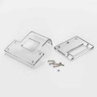 China Acrylic Transparent Mounting Bracket SG90 HC-SR04 Steering Gear 20g Weight for sale