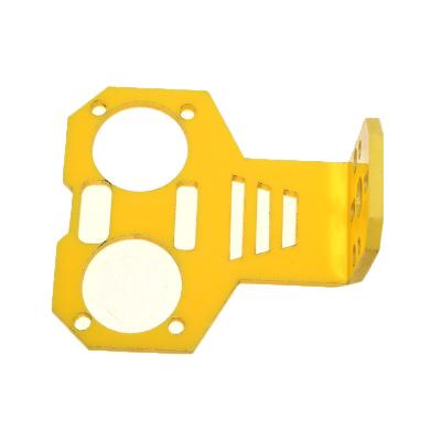 China HC-SR04 Fixed Bracket Holder For Distance Sensor Yellow Color 2.8 - 3.1 Mm Thickness for sale