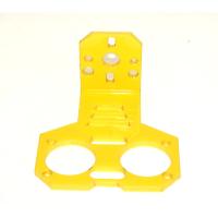 China HC-SR04 Fixed Bracket Holder For Distance Sensor Yellow Color 2.8 - 3.1 Mm Thickness for sale
