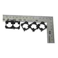 China Single Lithium Battery Combination Bracket 18650 Black Color 20 * 20mm for sale