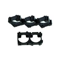 China Single Lithium Battery Combination Bracket 18650 Black Color 20 * 20mm for sale