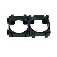 China Single Lithium Battery Combination Bracket 18650 Black Color 20 * 20mm for sale