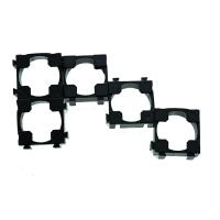 China Single Lithium Battery Combination Bracket 18650 Black Color 20 * 20mm for sale