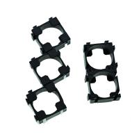 China Single Lithium Battery Combination Bracket 18650 Black Color 20 * 20mm for sale
