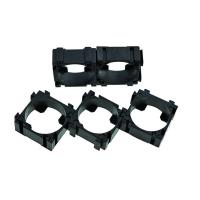 China Single Lithium Battery Combination Bracket 18650 Black Color 20 * 20mm for sale