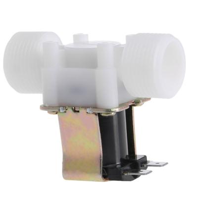 China Plastic Electric Magnetic Water Control Valve Solenoid Valve 12V 24V Normally Closed for sale