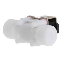 China Plastic Electric Magnetic Water Control Valve Solenoid Valve 12V 24V Normally Closed for sale