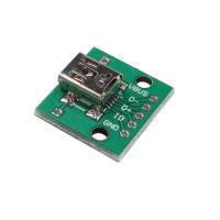 China Electronic Arduino Sensor Module USB To DIP Micro USB Head Mini 5P Patch 2.54mm Adapter for sale