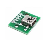 China Electronic Arduino Sensor Module USB To DIP Micro USB Head Mini 5P Patch 2.54mm Adapter for sale