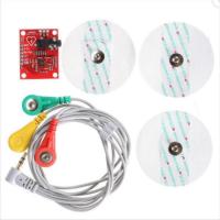 China Pulse Heart ECG Monitoring Sensor Module Kit AD8232 ECG Measurement 35.6 * 27.8mm for sale
