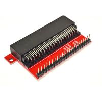 China 2.54mm Pin Spacing Breakout Board GPIO Expansion Extention Board 70 *34 * 12 Mm for sale