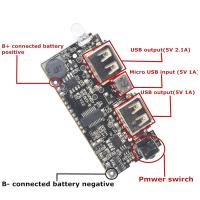 China Dual USB 5V 1A 18650 Battery Charger Module For Arduino for sale