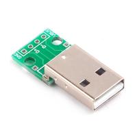 China USB 2.0 Male To 2.54mm DIP PCB Adapter Board for sale