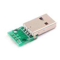 China USB 2.0 Male To 2.54mm DIP PCB Adapter Board for sale