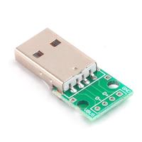 China USB 2.0 Male To 2.54mm DIP PCB Adapter Board for sale