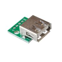 China USB To 2.54mm DIP Adapter Female Connectors PCB Converter Board for sale