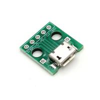 China USB To 2.54mm DIP Adapter Female Connectors PCB Converter Board for sale