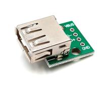China USB To 2.54mm DIP Adapter Female Connectors PCB Converter Board for sale
