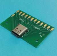 China Okystar Green Color USB Type C Female Adapter for sale