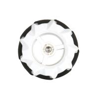 China Diameter 65MM Plastic Mecanum Wheel For 4WD Intelligent Trolley Robot for sale
