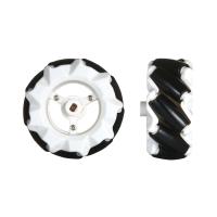 China Diameter 65MM Plastic Mecanum Wheel For 4WD Intelligent Trolley Robot for sale