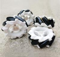 China 65mm Plastic Omnidirectional Wheels Robot With TT Motor Coupling for sale