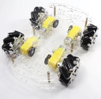 China Diameter 65MM Metal Mecanum Wheel Robot For Smart Car for sale