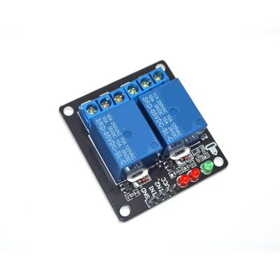China 5V 12V 24V 2 Channel Low Level Trigger Relay Module for sale