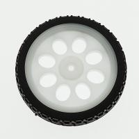 China 65×15mm ABS Plastic TT Motor Smart Car Robot Tire for sale
