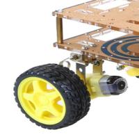 China 400mAh 4WD Robot Car Chassis With DC Motor for sale