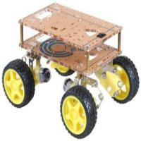 China 400mAh 4WD Robot Car Chassis With DC Motor for sale