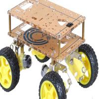 China 400mAh 4WD Robot Car Chassis With DC Motor for sale
