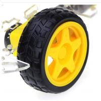 China 120mAh 4WD Smart Car Chassis Kit With DC Motor for sale